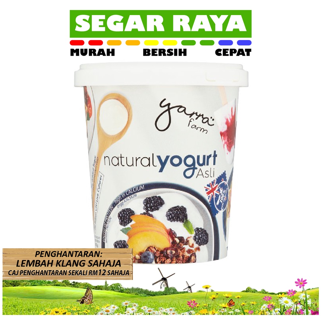 YOGURT Yarra Farm Natural Yogurt Asli (470g) SEGAR RAYA | Shopee Malaysia