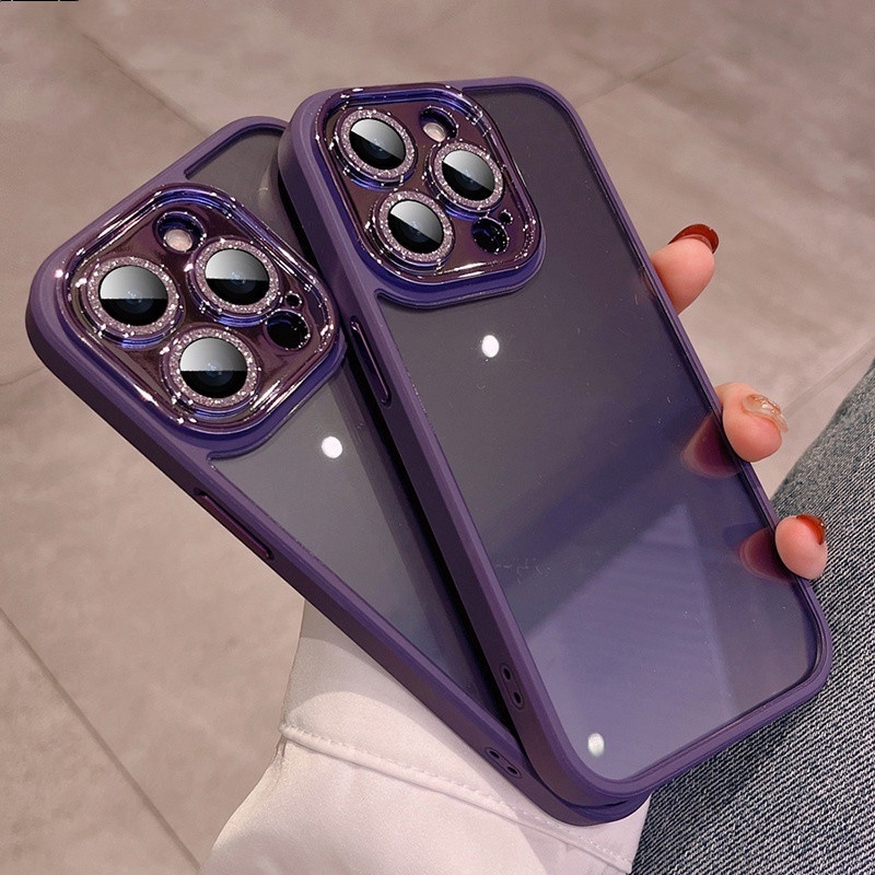 Purple Luxury Shockproof Bumper Case for iPhone 14 Pro Max 11 Plus 12 ...