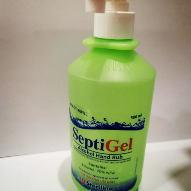 SeptiGel 500ml alcohol hand rub exp 10/2022 | Shopee Malaysia