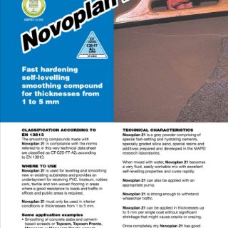 Mapei Self-Levelling Compound - Novoplan 21/ Self-Leveling Cement ...