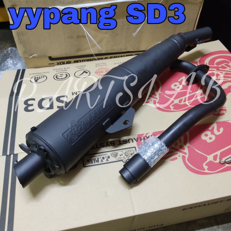 YYPANG EXHAUST SD3 RACING EXHAUST YAMAHA LC135 Y15ZR Y16ZR HONDA RS150 28MM / 32MM | Shopee Malaysia