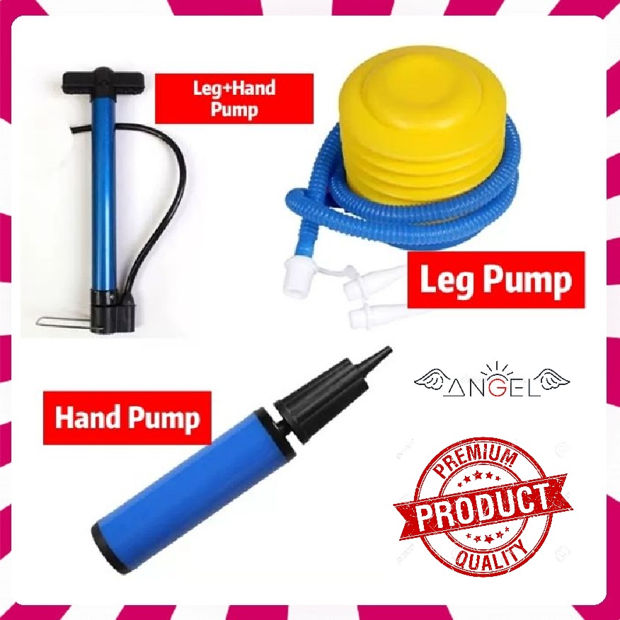 Mini Hand Held Air Tube Pump Portable Pam Tangan Tool Inflator Latex ...
