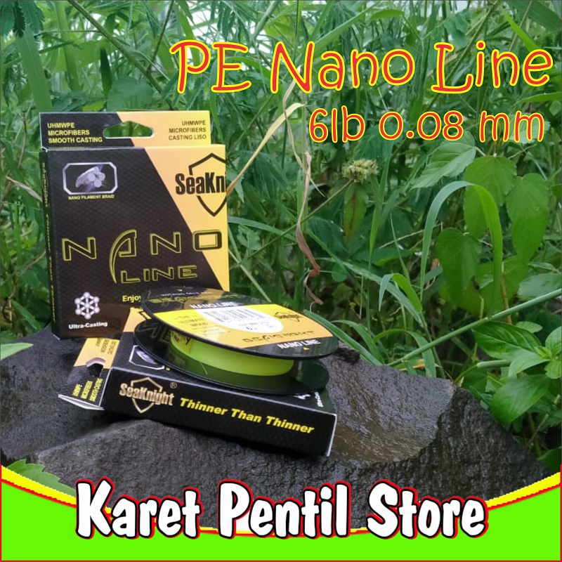 1 Roll PE X4 Nano Line 6lb 0.08mm | Shopee Malaysia