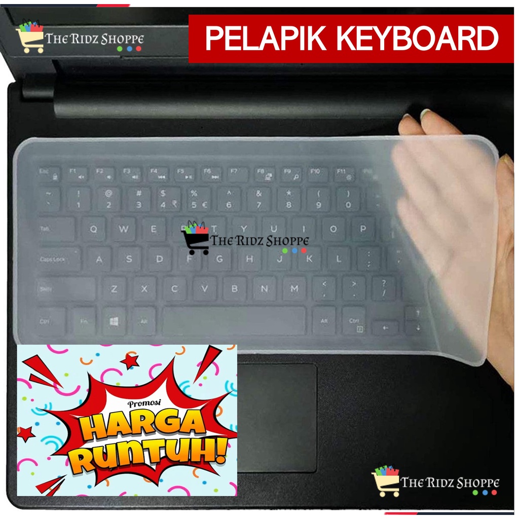 Pelapik Papan Kekunci Komputer Riba - Universal Silicone Keyboard ...