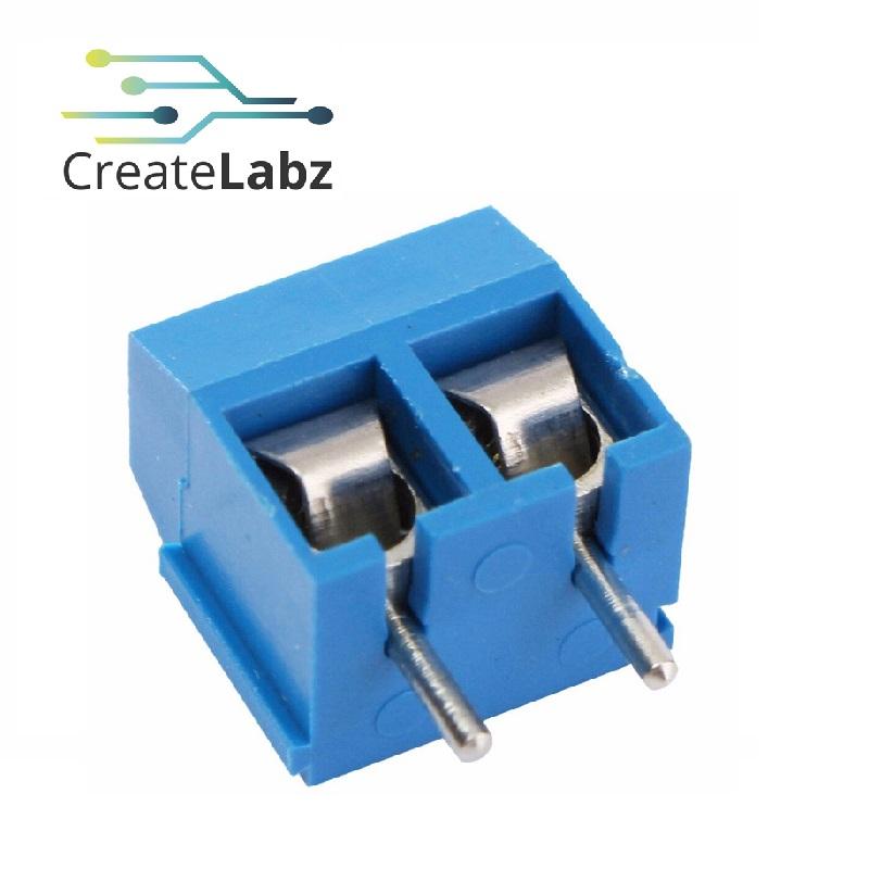 2 PINS SCREW TERMINAL BLOCK (Blue) | Shopee Malaysia
