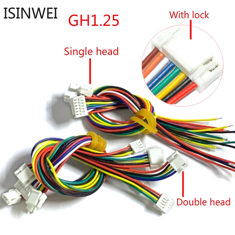 5pcs GH1.25 1.25mm Connector Electronic Wire Cable GHS-2/3/4/5/6P 15cm | Shopee Malaysia