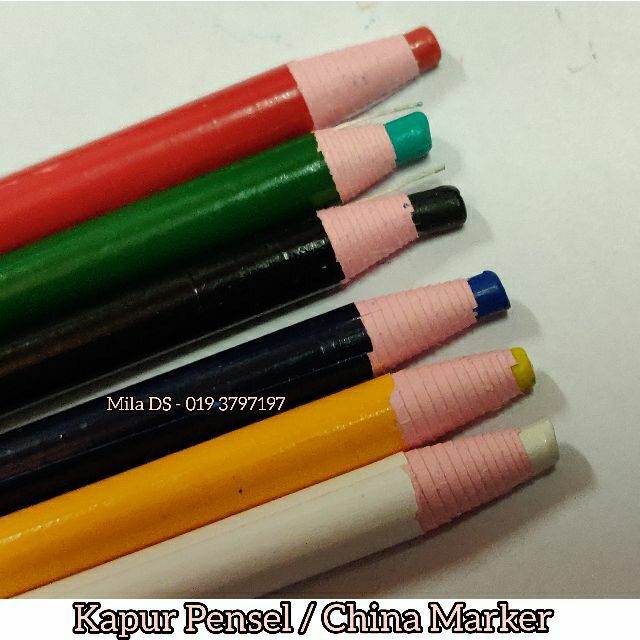 Kapur Pencil Standard / China Marker (READY STOCK) | Shopee Malaysia