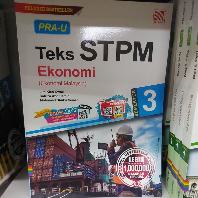 [Pelangi] Teks STPM Ekonomi (Ekonomi Malaysia) - Semester 3/Penggal 3 | Shopee Malaysia