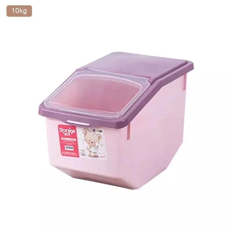 Bekas Simpan Beras/Rice Storage Box With Wheels -10 kg | Shopee Malaysia