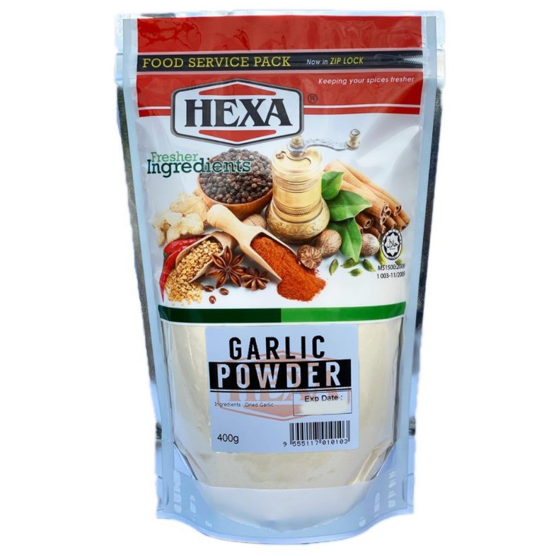 HEXA Garlic Powder 400gm Serbuk Bawang Putih Halal (Food Service ...