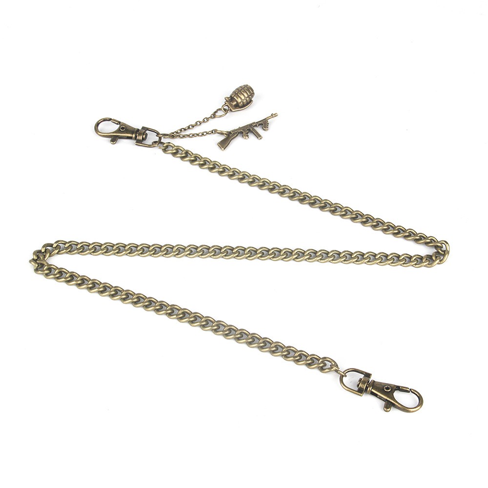 USA Metal AK 47 BOMBER Biker Waist Belt Chain Rock Motorcycle Punk ...