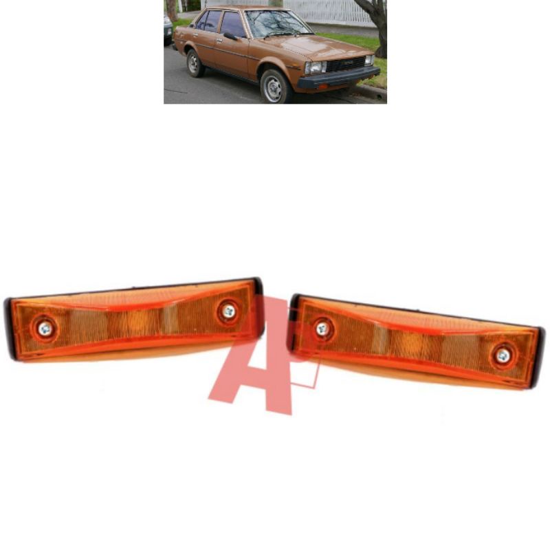 Toyota Corolla KE70 KE72 KE75 DX GL RG Sedan Wagon Amber Fender Signal ...