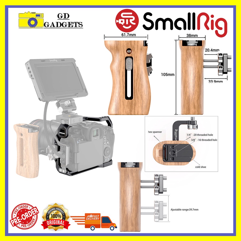 (Pre-Order)SmallRig 3140 Camera Cage and Side Handle Kit for Canon EOS ...