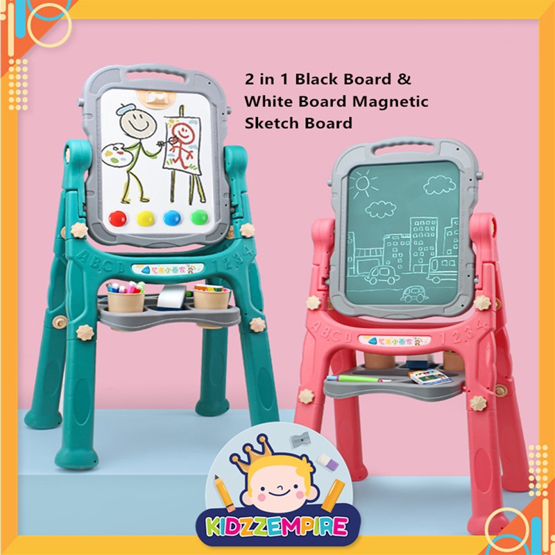 Kidzzempire Kids Sketch Board 2 In 1 Blackboard Sketchboard