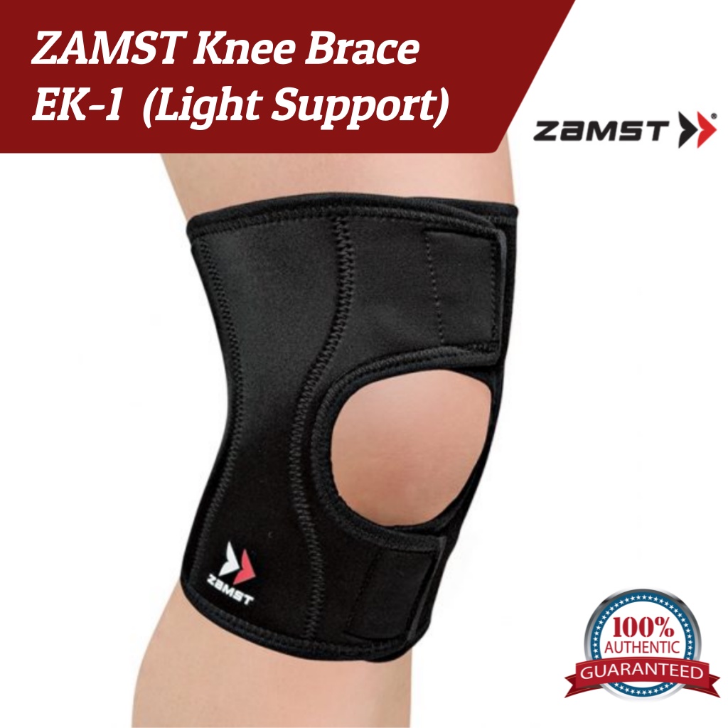 [ZAMST] EK-1 Knee Brace Support (Knee Brace for Running/Walking/Badminton/Tennis/Squash/Golf ...