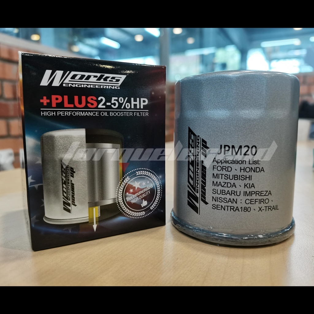 Works Engineering Performance Engine Oil Filter (JPM 20,JPM S20,JPM 3/4,JPM S3/4,EURO 3/4 ...
