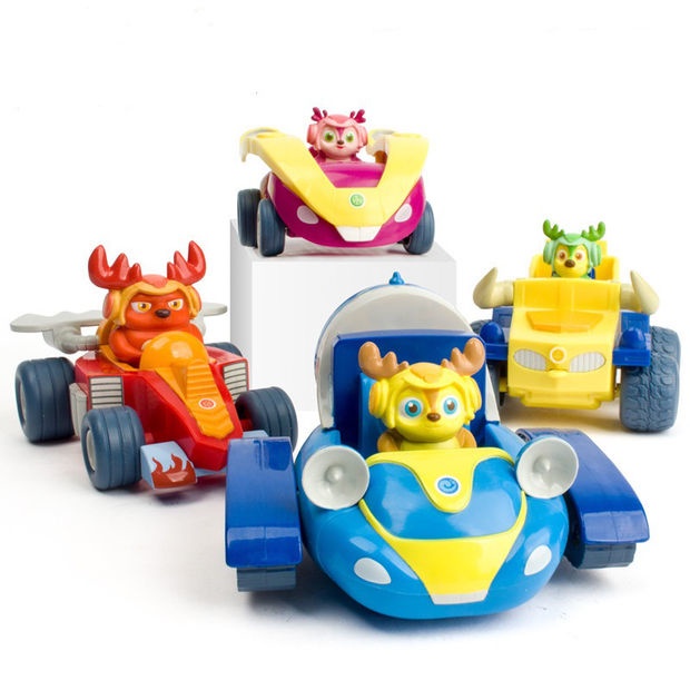 Cartoon Original Deer Squad Anime Figure Animal Super Dear Action ...