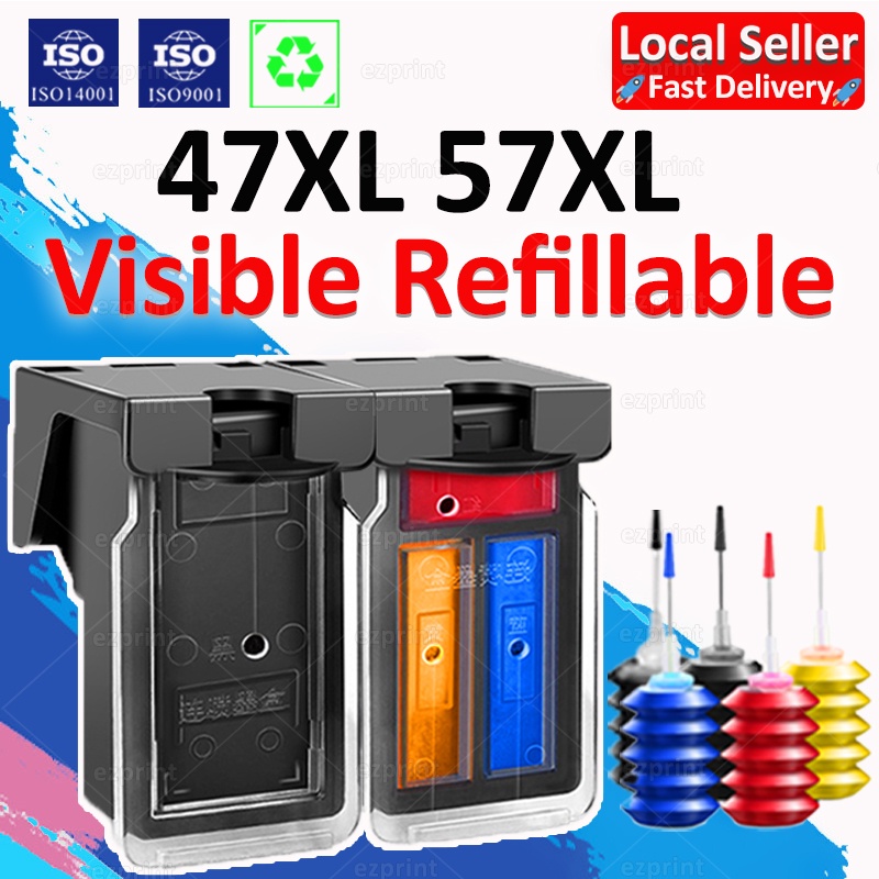Compatible Canon PG 47 Black XL Canon CL 57 Color XL Canon 47 and 57 ...