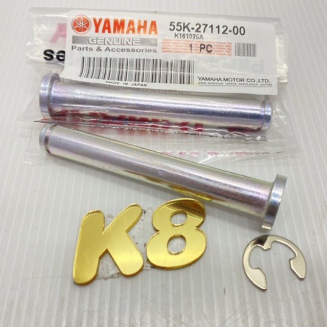 RXZ MAIN STAND SHAFT DOUBLE STAND SHAFT💯ORIGINAL JAPAN ORIHLY 55K-27112 ...