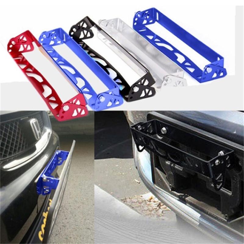 Car Universal Aluminum Alloy Adjustable License Plate Frame License ...