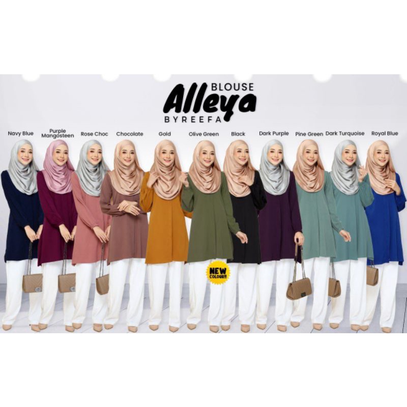 💥 Blouse Alleya ByReefa 💥 | Shopee Malaysia