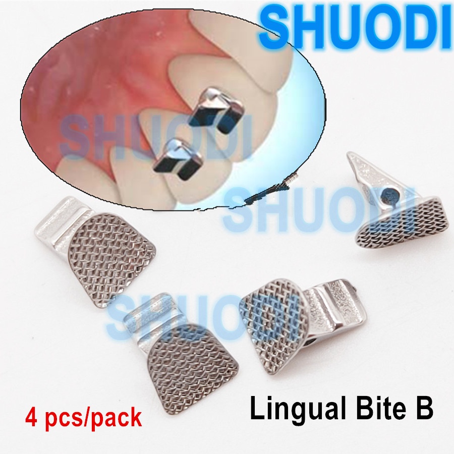4ps/pack Dental Closed Bite Turbos Button Orthodontic Lingual Button ...