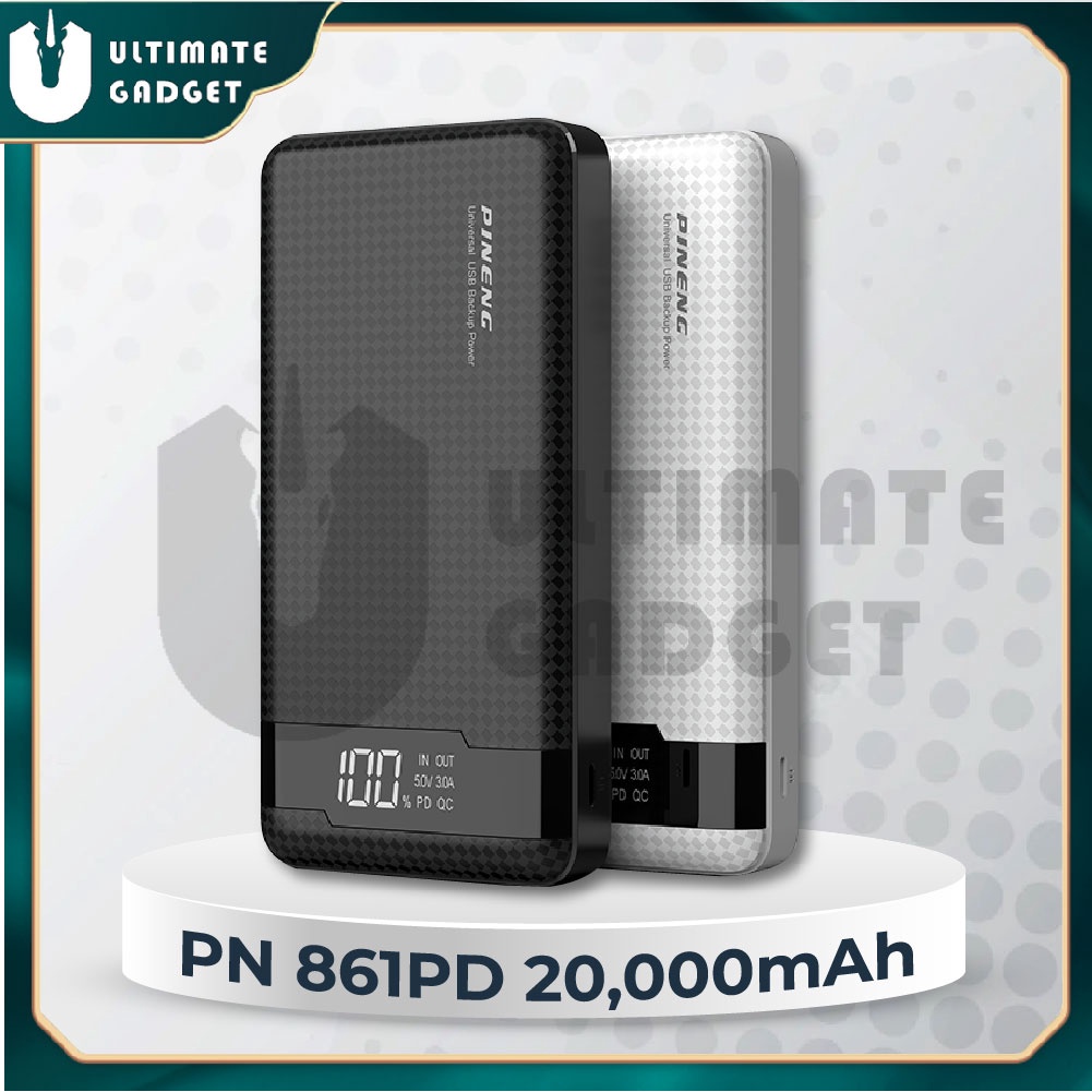 Pineng PN861 PD Powerbank Slim Design Power Bank Quick Charger 3.0 PD ...
