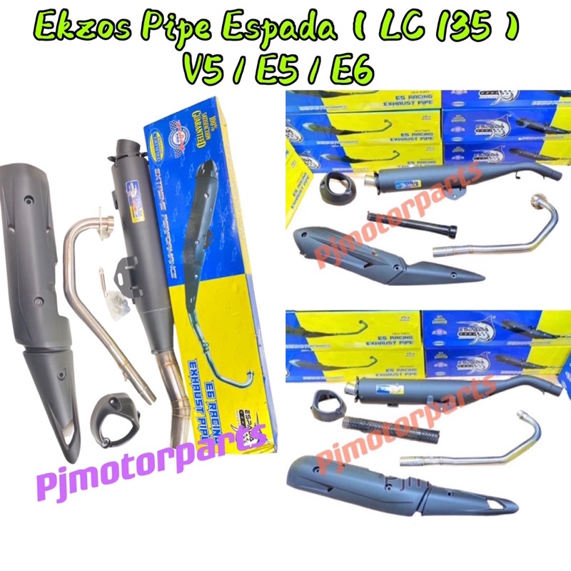 LC135 V1-V8 4S / LC135 Fi V8 (100% Original Espada) V5/E5/E6 (28mm/30mm/32mm) Exhaust Pipe ...