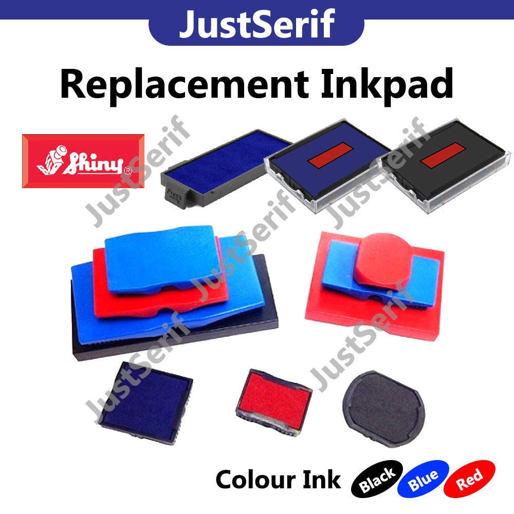 Shiny Replacement Inkpad ink pad self inking rubber stamp S-851-7 S-852-7 S-853-7 S-854-7 524 ...