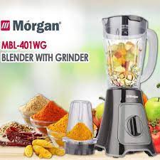 MORGAN BLENDER WITH DRY MILL MBL-401WG -1.5Litre 400W 100% Original Set ...