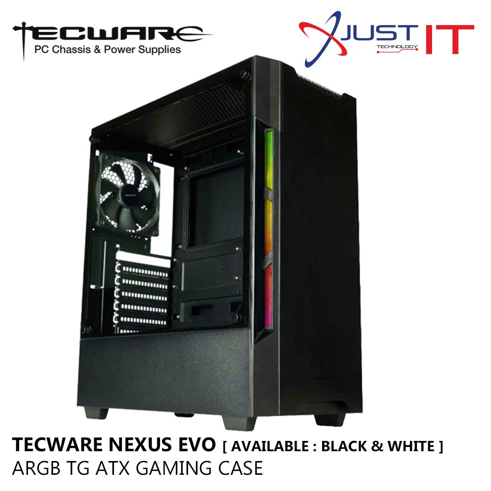 Tecware Nexus Evo ArGB Tg Atx Gaming Case - Black And White | Shopee ...