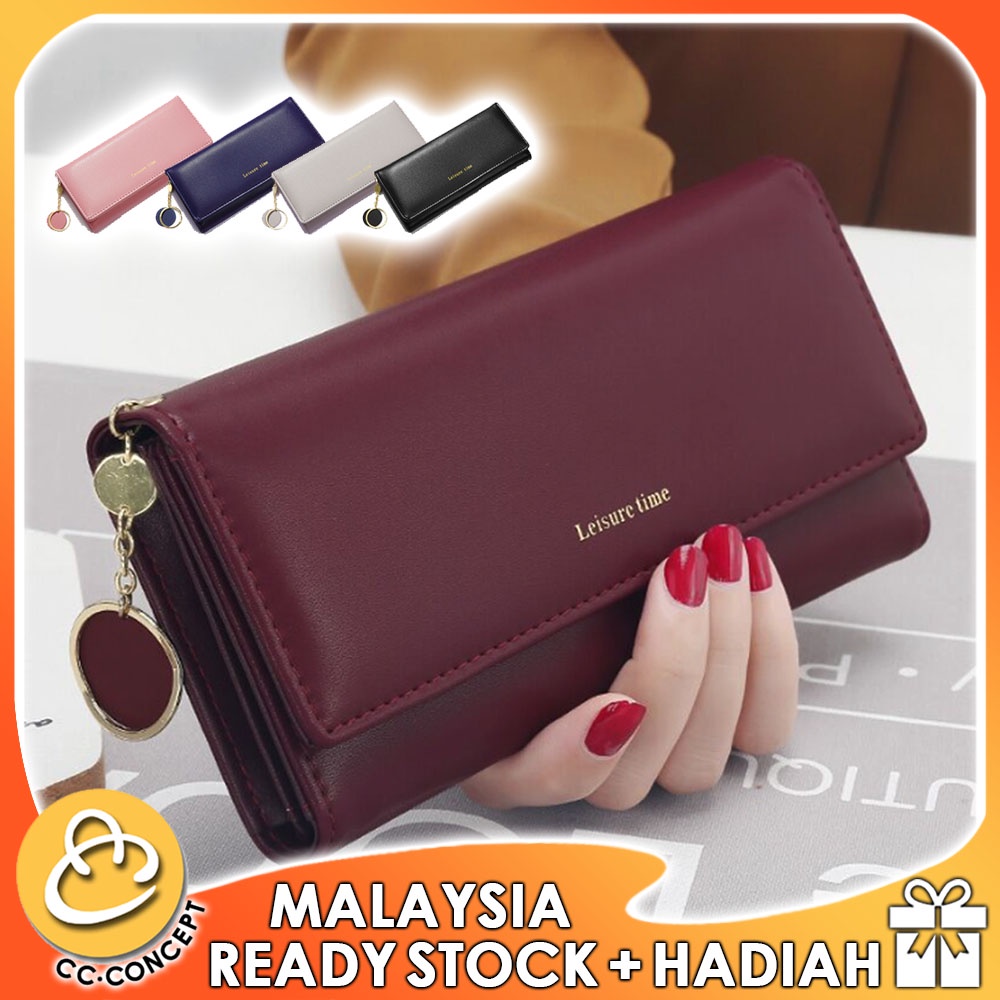 CC CONCEPT Fashion Purse Woman Wallet Trifold Wristlet Women Pouch ...