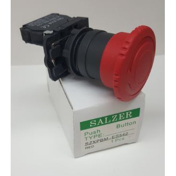 SALZER 22MM Emergency Push Button, Emergency Push Button with Key SZXPBM-ES542 SZXPBM-KS542 ...