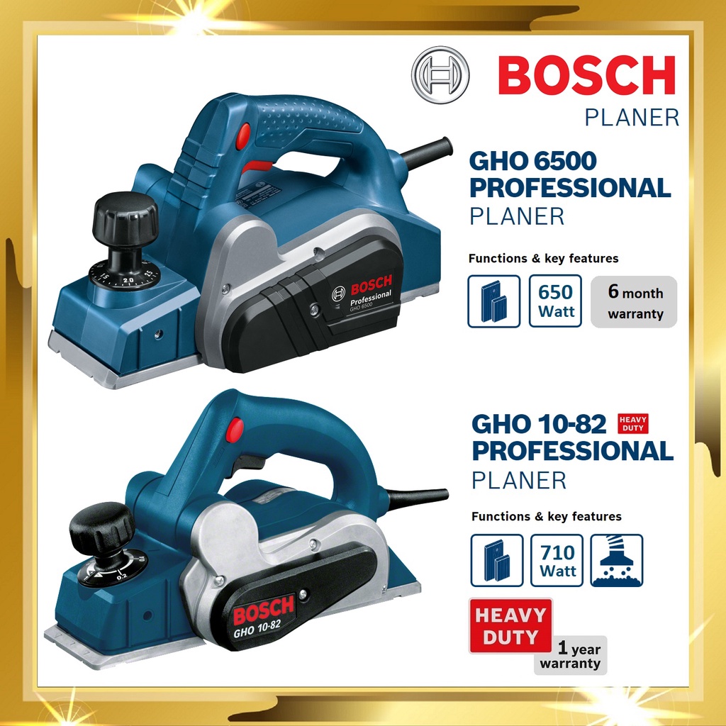 Bosch Planer GHO6500 / Bosch Planer GHO10-82 / Mesin Serut Kayu / GHO 6500 / GHO 10-82 | Shopee ...