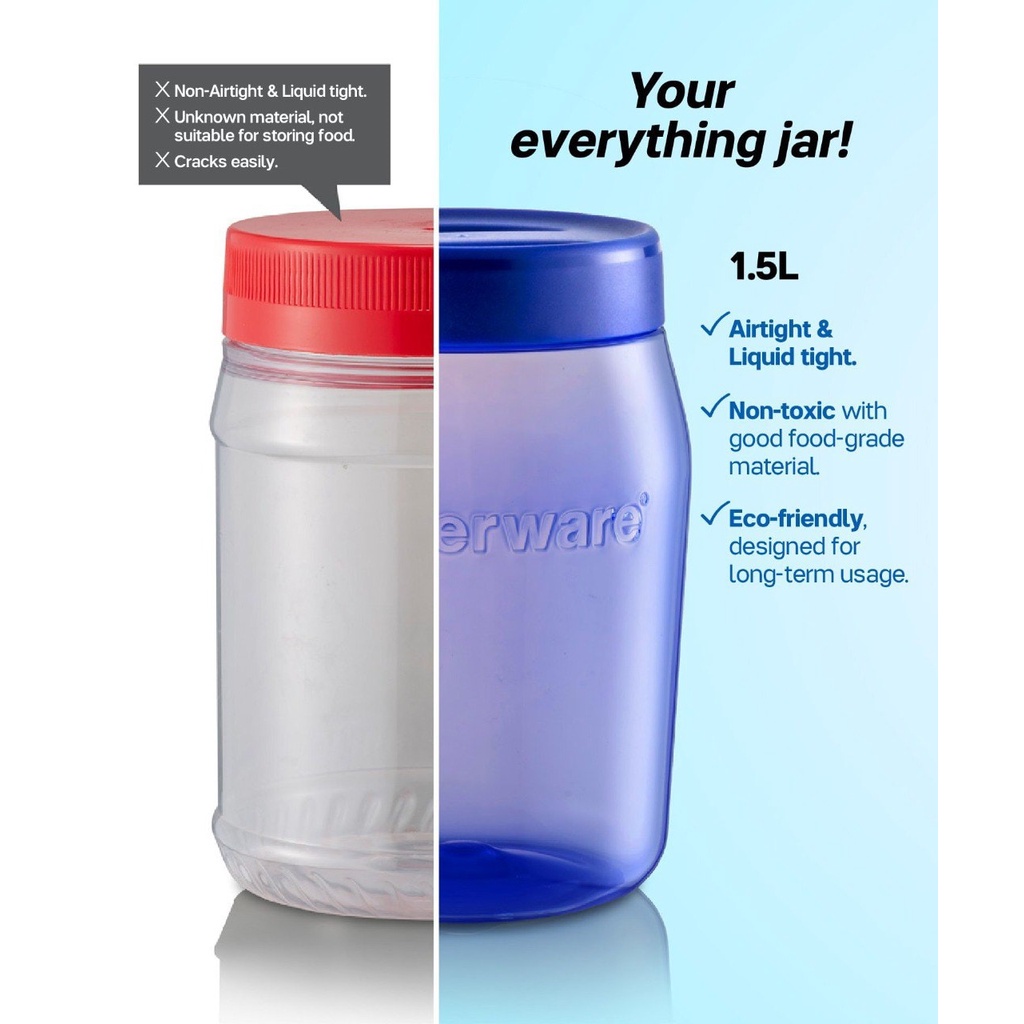 Universal Jar 4.5L / 1.5L / 3L / 825ml / 550ml / 325ml (1pc) | Shopee ...