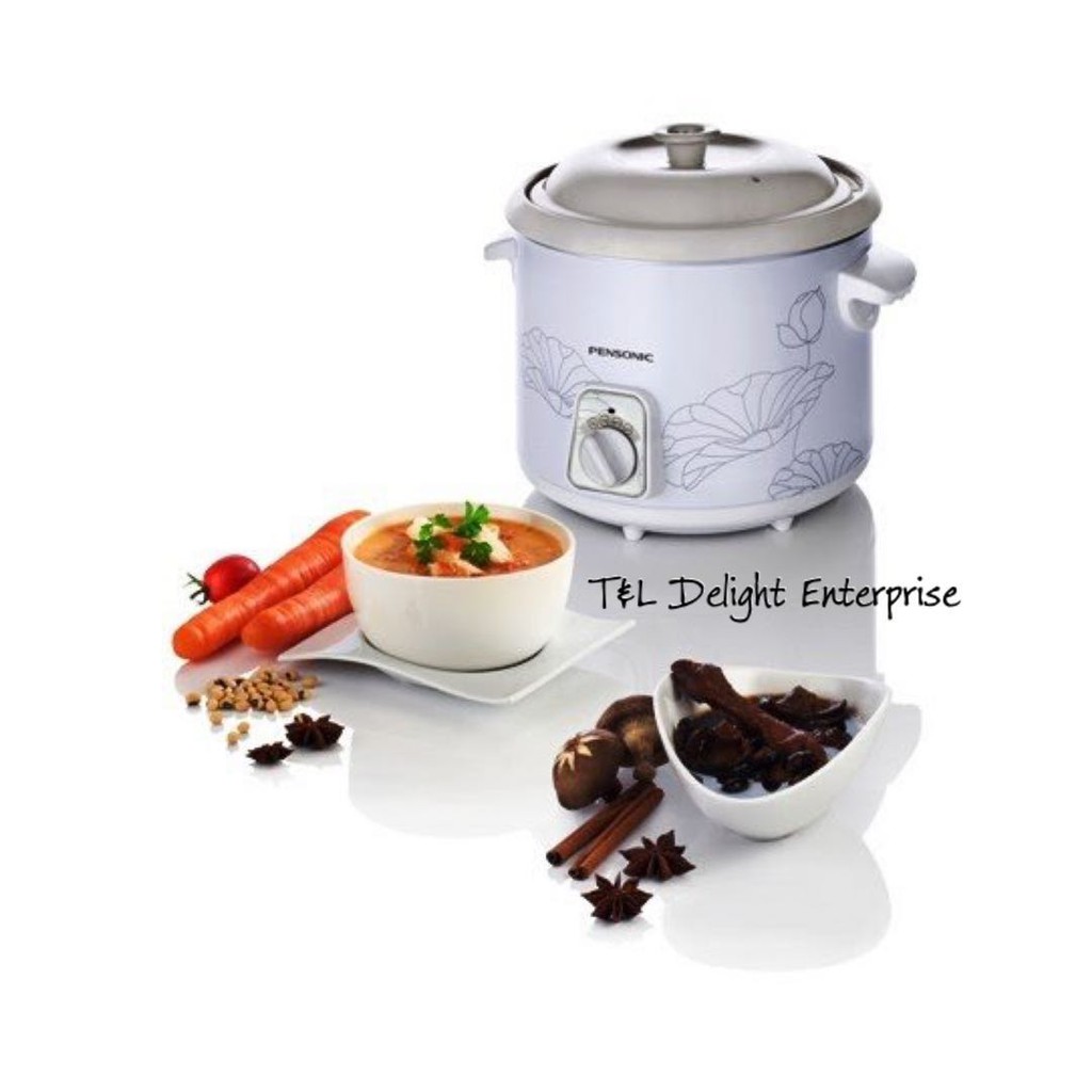 Pensonic PSC-501Electric Slow Cooker With Ceramic Pot and Lid (5.0L ...