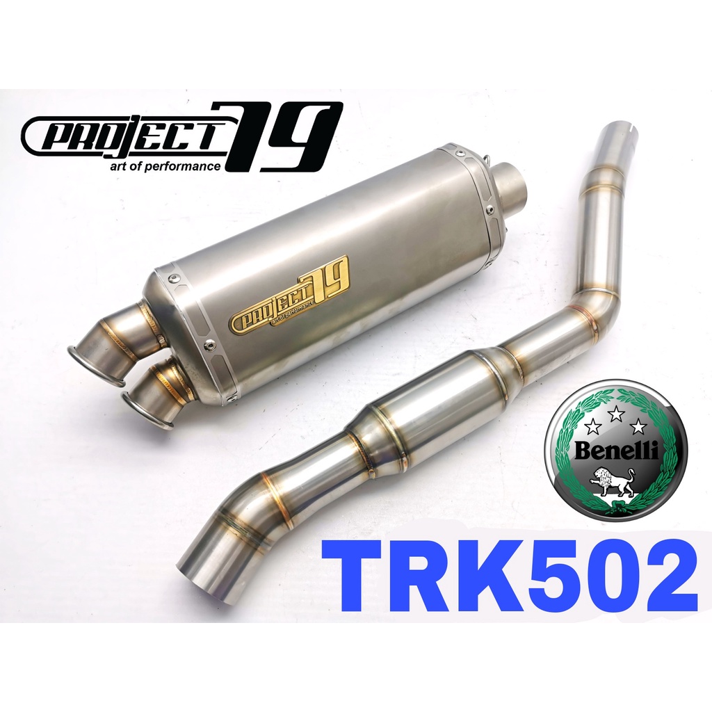 Exhaust Project79 Benelli TRK502 Straight Pipe Muffler Slip On TRK 502 ...
