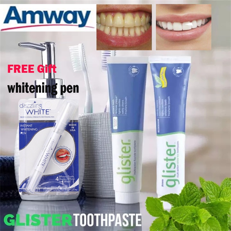 2024 Ready Stock Amway GLISTER Multi Action Fluoride Toothpaste 200g ...