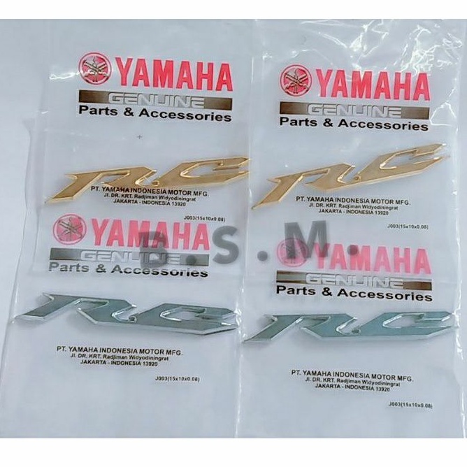 Y15ZR EXCITER RC LOGO EMBLEM TIMBUL RC STICKER { 1 PCS } | Shopee Malaysia