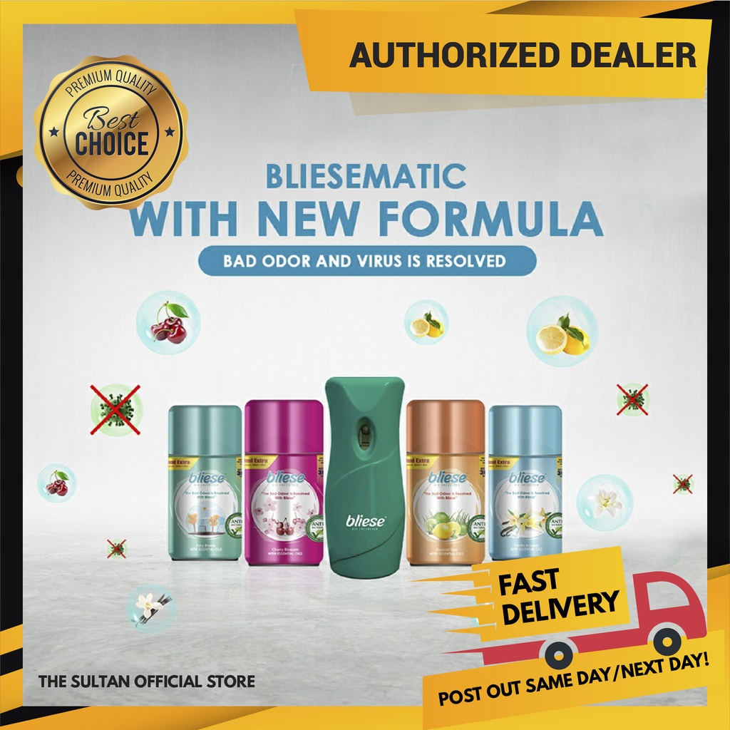 Air Freshener Dispenser BLIESEMATIC Set Pewangi Bilik Pewangi Rumah ...