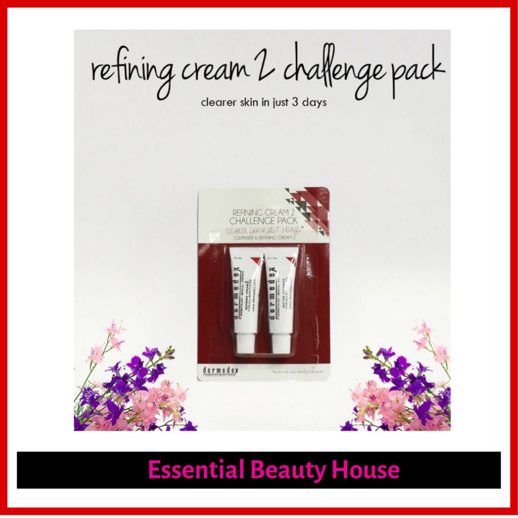 Dermedex Refining Cream 2 Challenge Pack (1 xCleanser-10g&1xRefining ...