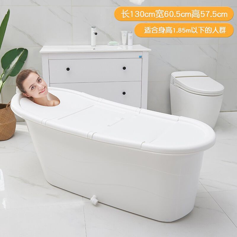 Can Sit Lie Adult Plastic Men And Women Home Bath Barrel Thickening ...