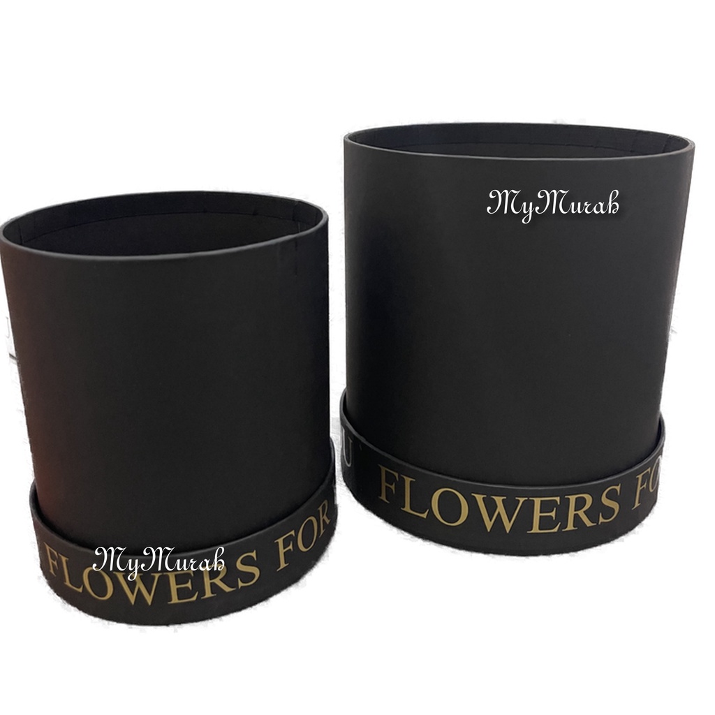 (2PCS ) 2IN1 GOLD FLOWER BOX Round Box Drawer Box Surprise Delivery ...