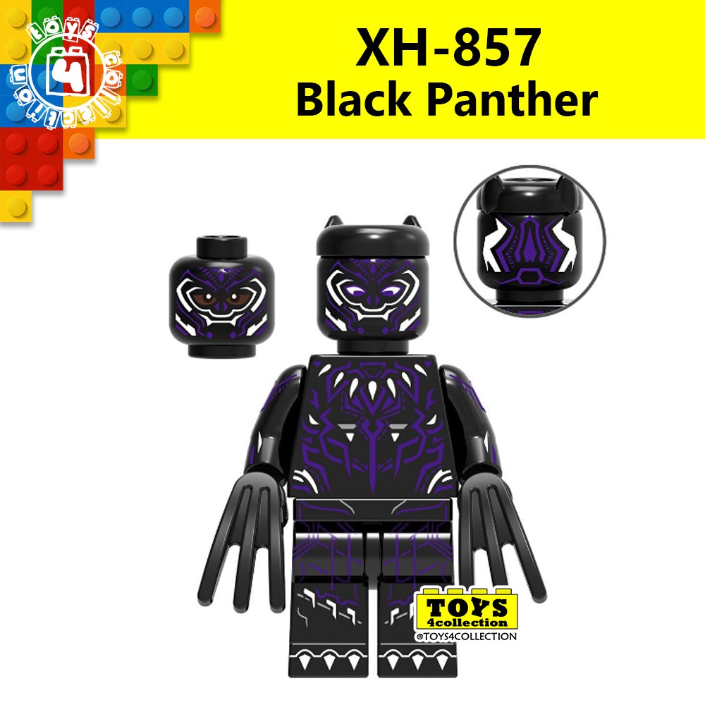 XINH 857 Black Panther Wakanda Minifigures Block Compatible Blocks ...