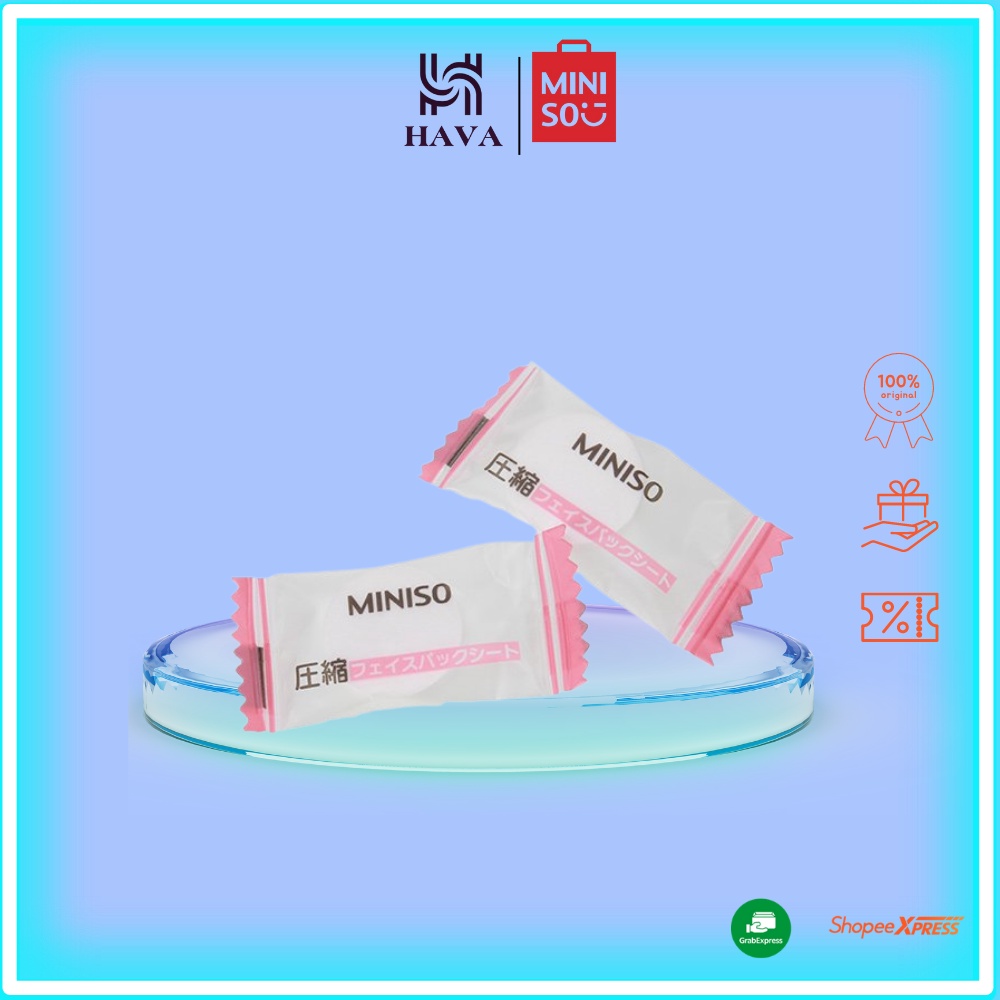 Miniso Japanese Compressed Paper Mask [Odd 1 Tablet] | Shopee Malaysia