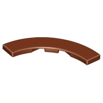 LEGO PARTS (GENUINE) 27507 Tile, Round Corner 4 x 4 Macaroni Wide ...
