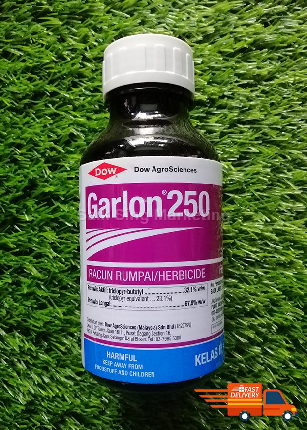 500ML Garlon 250 Triclopyr-butotyl 32.1% Racun Pokok Rumput Rumpai ...