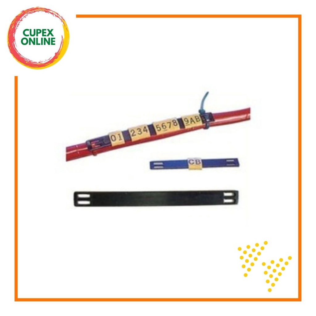 [100 pcs] KSS Ovalgrip Cable Marker Strip 65mm / 100mm / 135mm (cupex ...