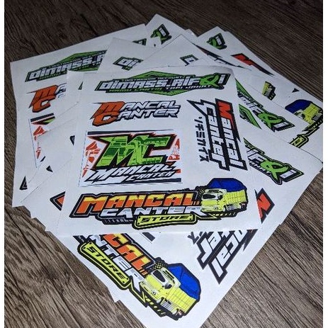 Mancal CANTER UK Sticker Pack 14 x 15 cm || Princut Sticker ...