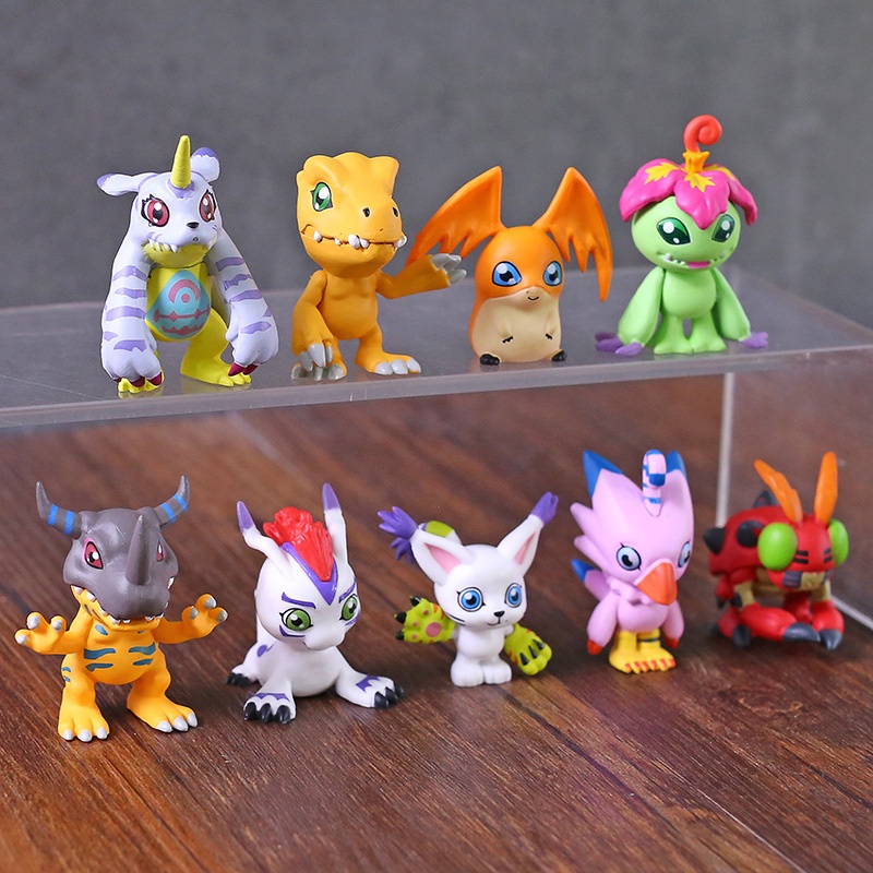 Anime Digimon Action Figure Toys AGUMON GERYMON Digital Character PVC ...